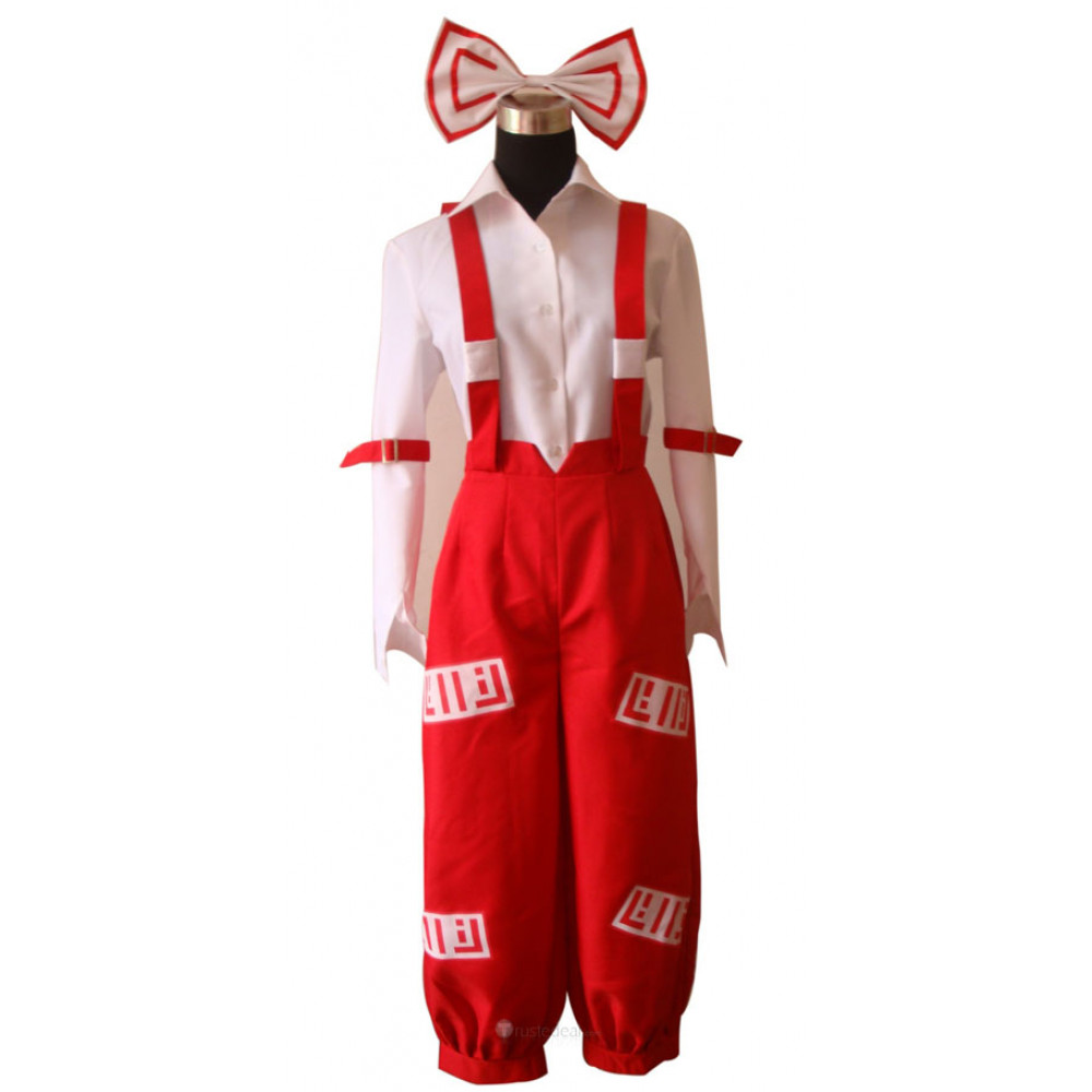 Touhou Project Fujiwara no Mokou Cosplay Costume