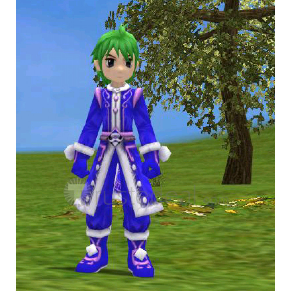 Game Boy Christmas Blue Cosplay Costume