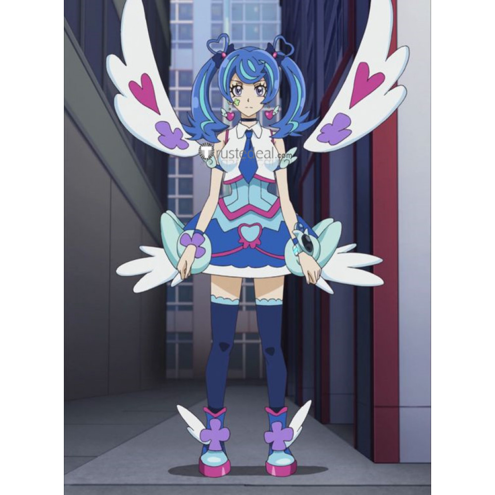 Yugioh Vrains Skye Zaizen Blue Angel Cosplay Costume