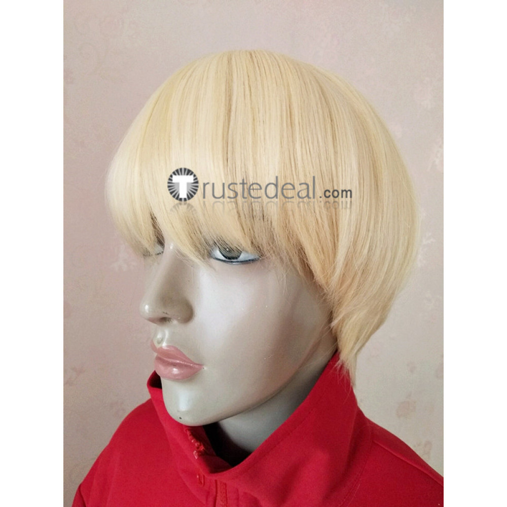 Devilman Crybaby Ryo Asuka Blonde Cosplay Wig