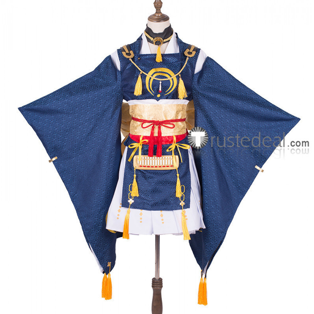 Touken Ranbu Mikazuki Munechika Genderbend Kimono Cosplay Costume