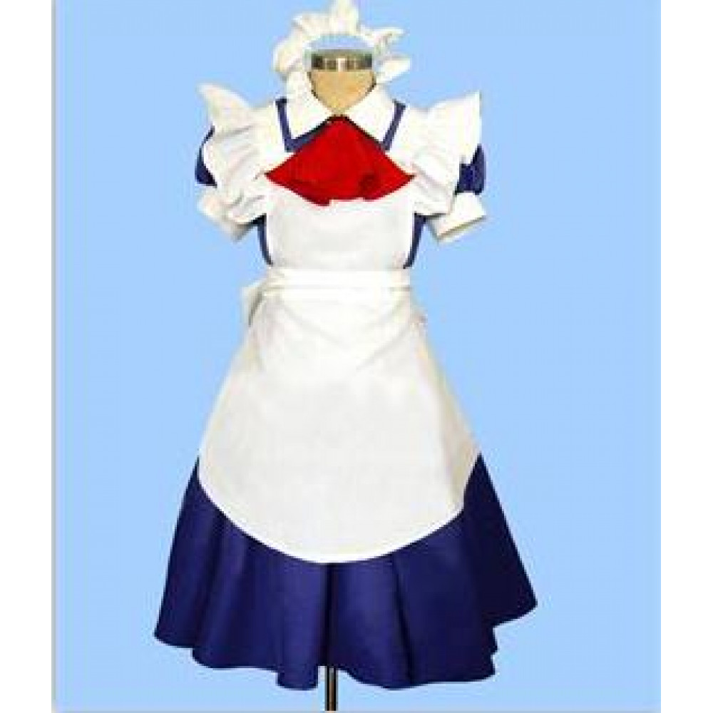 Maid Sama Satsuki Hyoudou Maid Latte Blue White Cosplay Costume