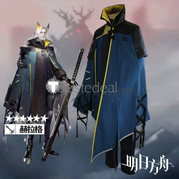 Arknights Aak Hellagur Shamare Cosplay Costumes
