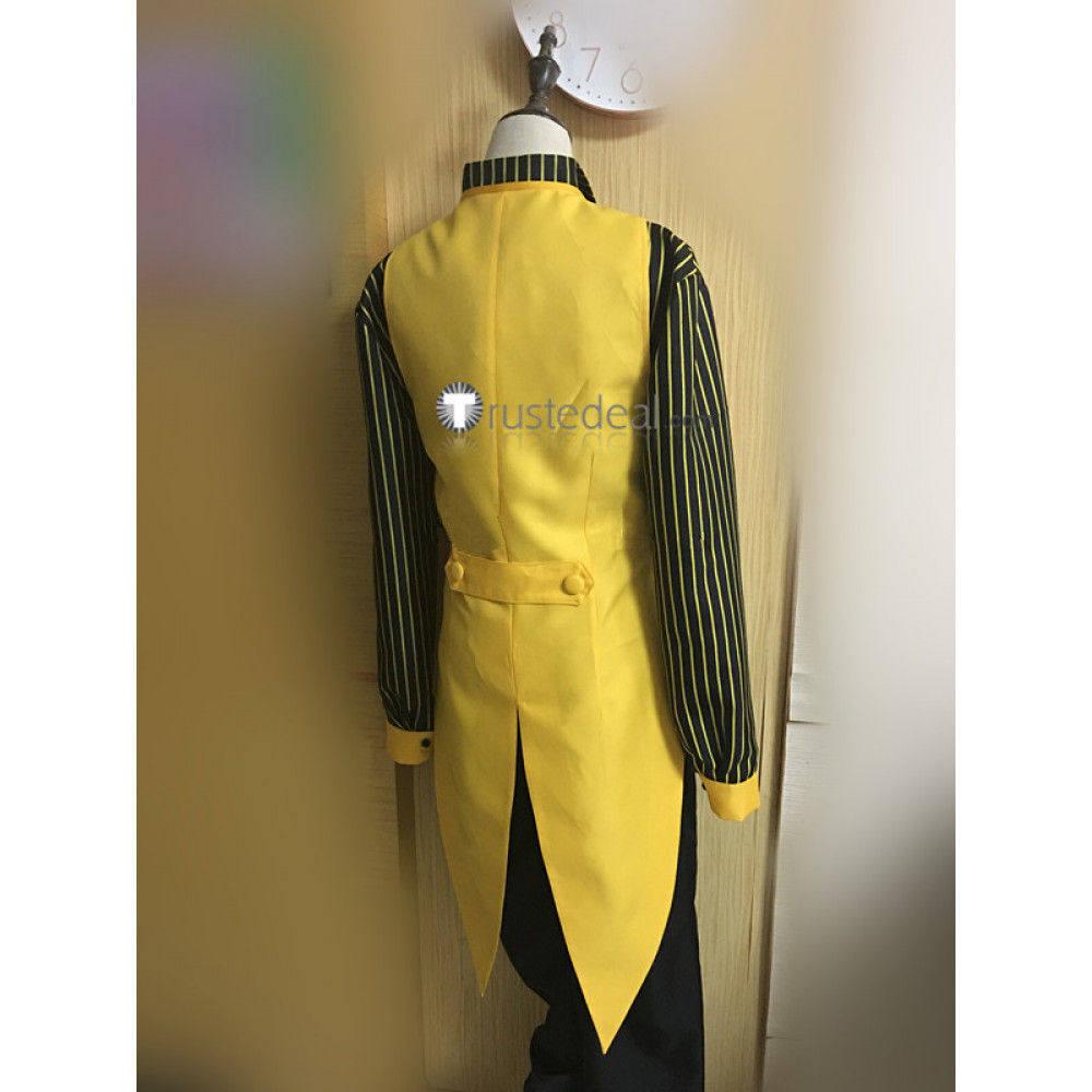 Gravity Falls Bill Cipher Yellow Black Cosplay Costume