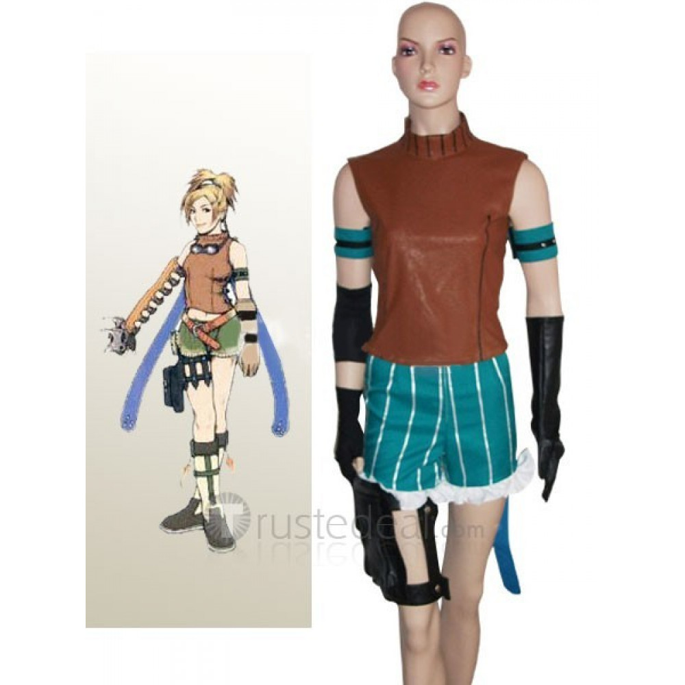 Final Fantasy X Rikku Cosplay Costume(FK24)