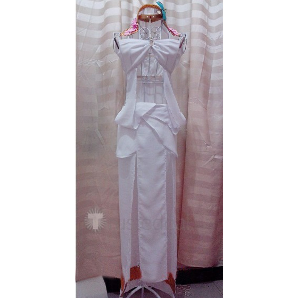 Magi The Labyrinth Of Magic Morgiana Dance Dress White Cosplay Costume