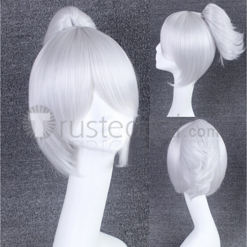 League of Legends Riven White Gray Cosplay Wig