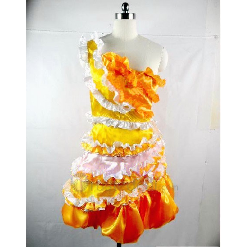 Kirarin Revolution Kobeni Hanasaki Yellow Cosplay Costume