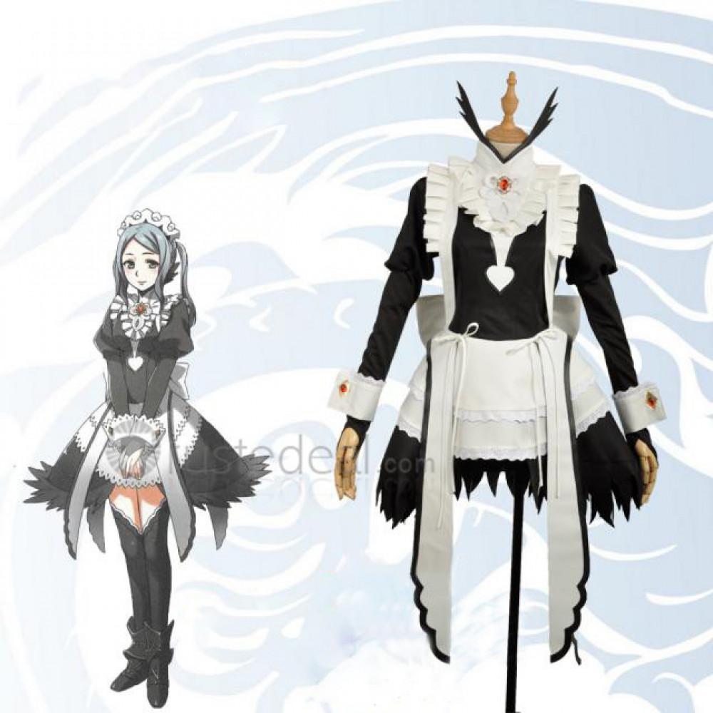 Fire Emblem Fates Flora Maid Cosplay Costume