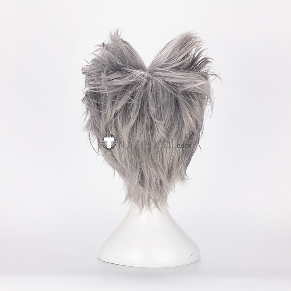 One Punch Man Genos Garou Blonde Grey Cosplay Wigs