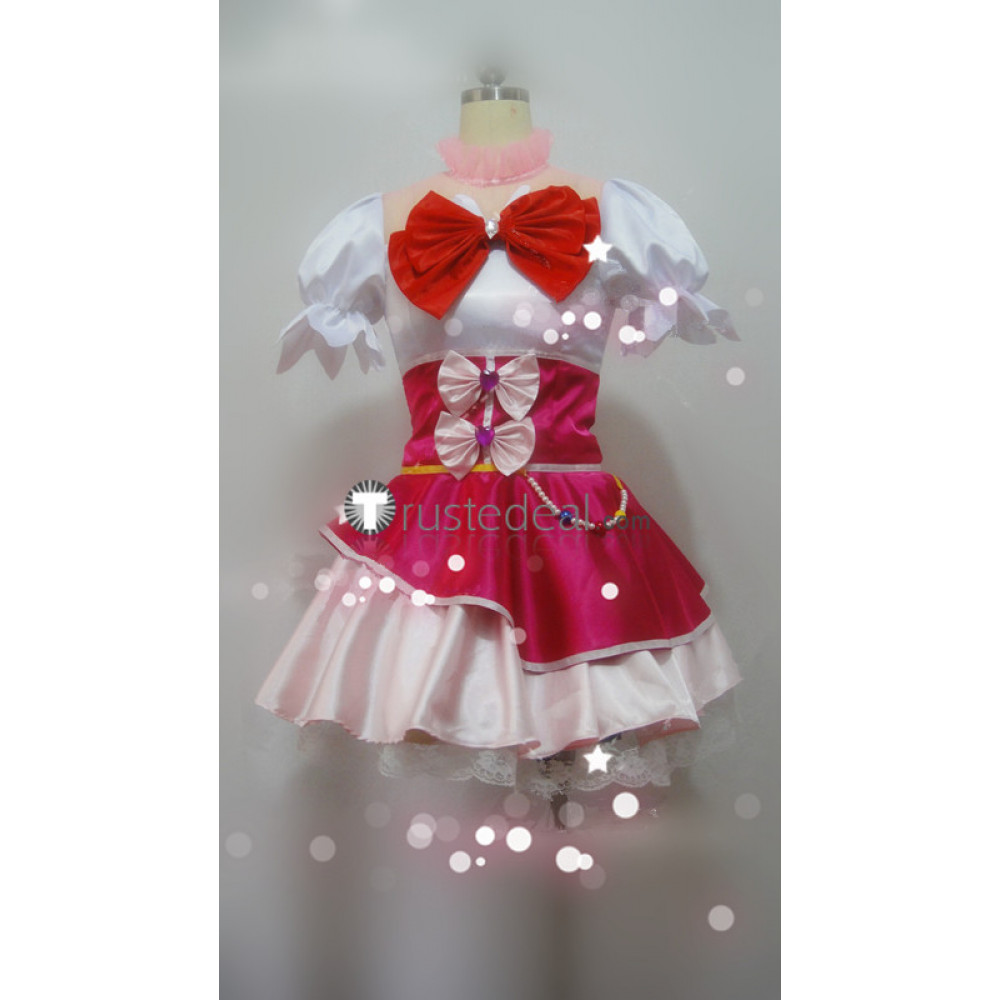 Mahou Tsukai Pretty Cure Asahina Mirai Cure Miracle Pink White Cosplay ...