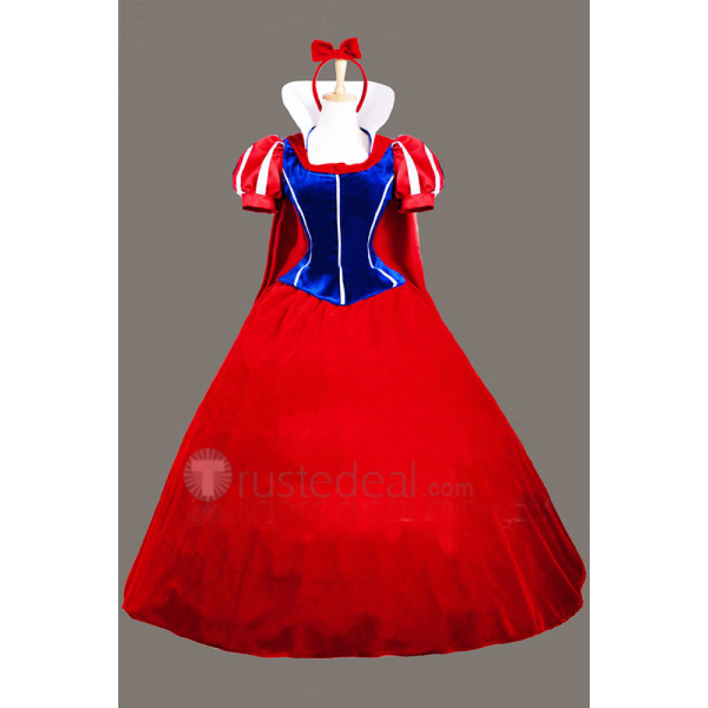 Snow White and the Seven Dwarfs Disney Princess Snow White Red Cosplay ...