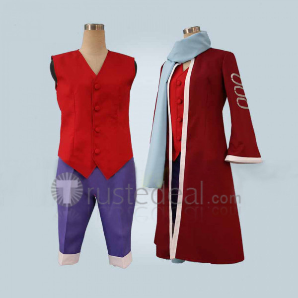 One Piece Monkey D Luffy Alabasta Arc Cosplay Costume