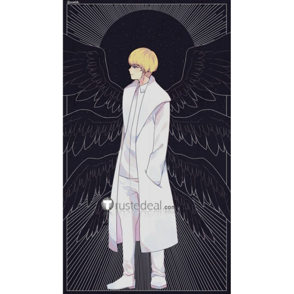 Devilman Crybaby Ryo Asuka White Coat Cosplay Costume