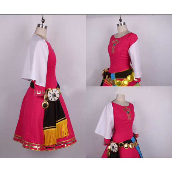 The Legend Of Zelda Skyward Sword Princess Zelda Pink Cosplay Costume