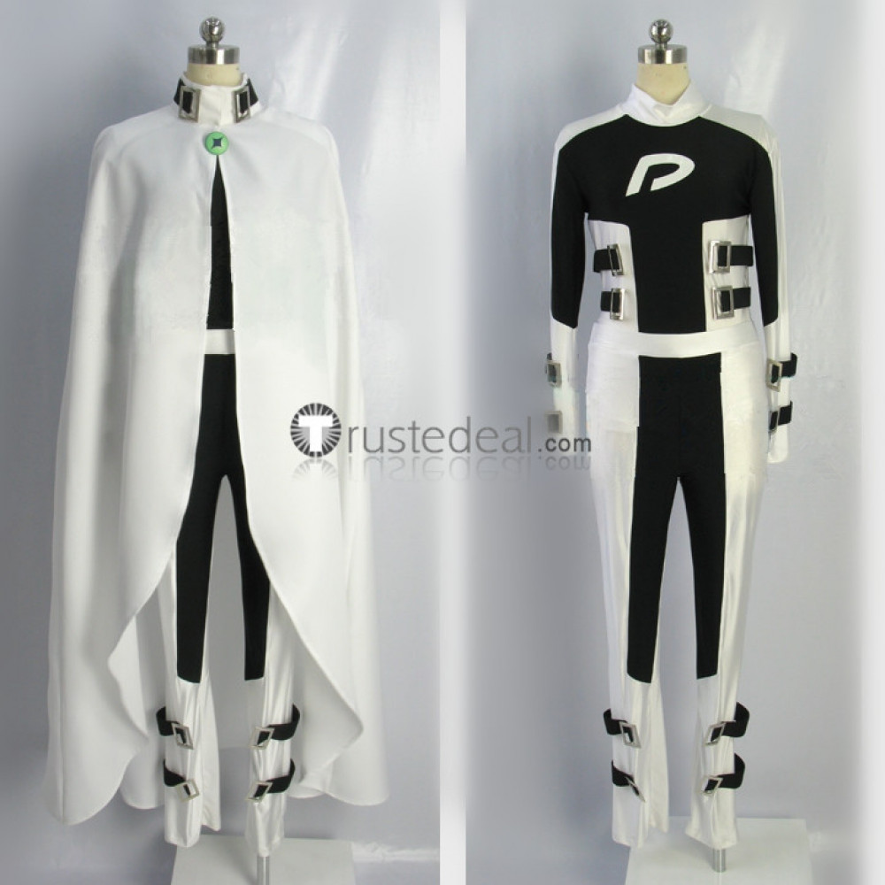 Danny Phantom Hero Black White Jumpsuit Cosplay Costume
