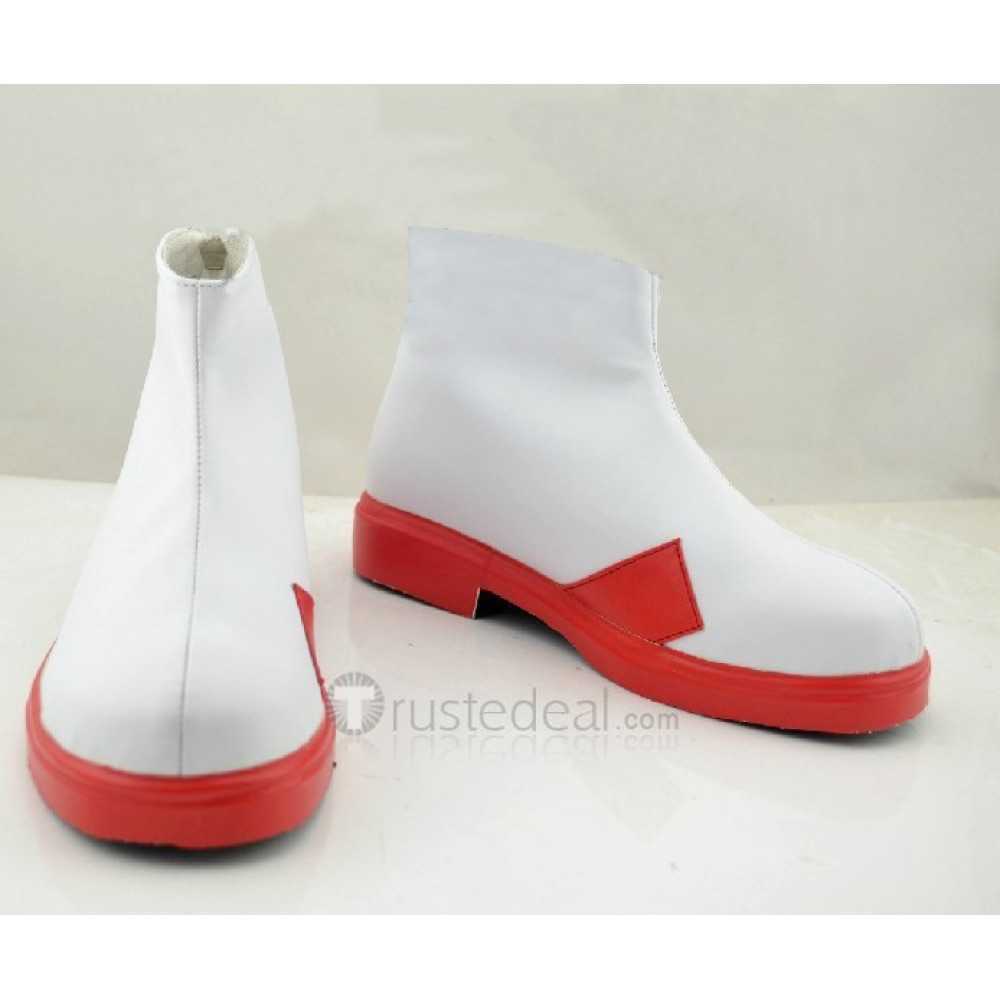 Pokemon Ash Ketchum White Cosplay Shoes