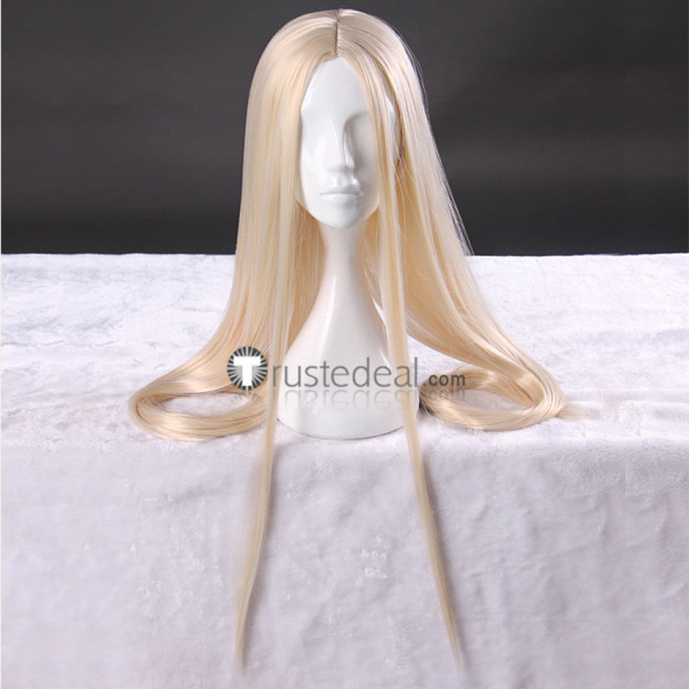 Fate Grand Order FGO Abigail Williams Light Blonde Cosplay Wig