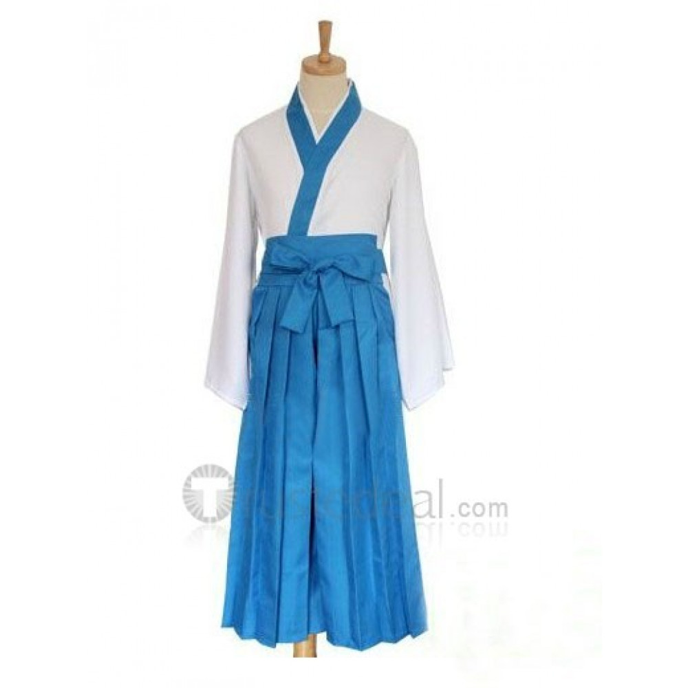Gintama Shimura Shinpachi Blue Kimono Yukata Cosplay Costume