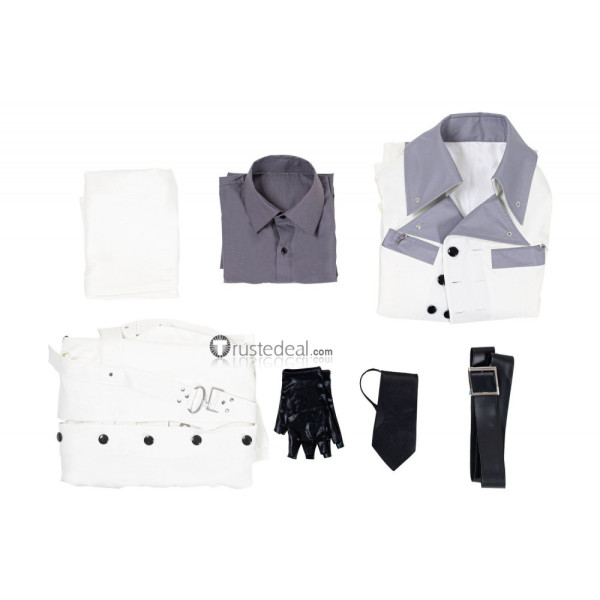 Final Fantasy VII Remake Rufus Shinra White Cosplay Costume