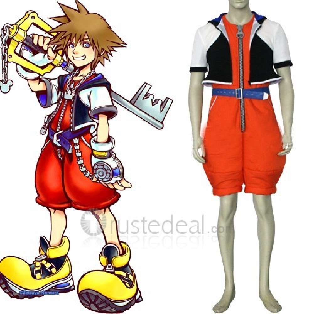 Kingdom Hearts 1 Sora Cosplay Costume(FK180)