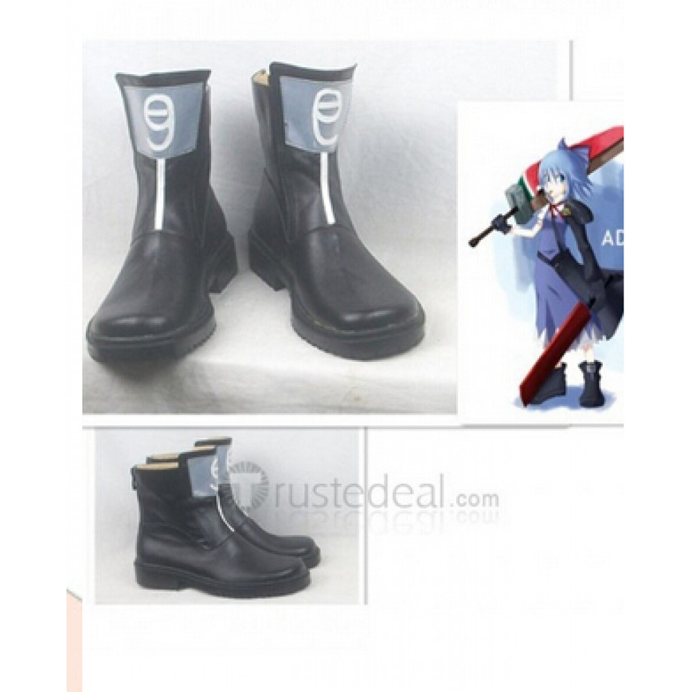 Touhou Project Advent Cirno Black Cosplay Boots