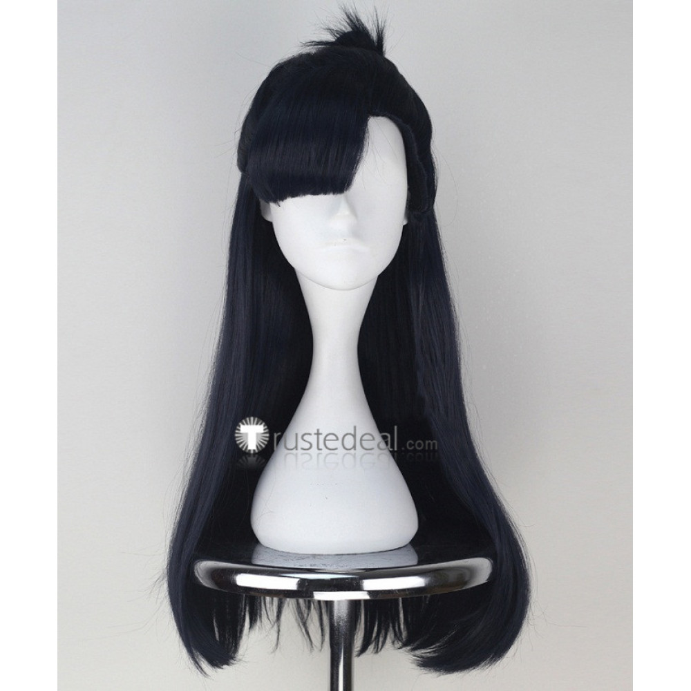 Seraph of the End Owari no Serafu Shigure Yukimi Dark Blue Cosplay Wig