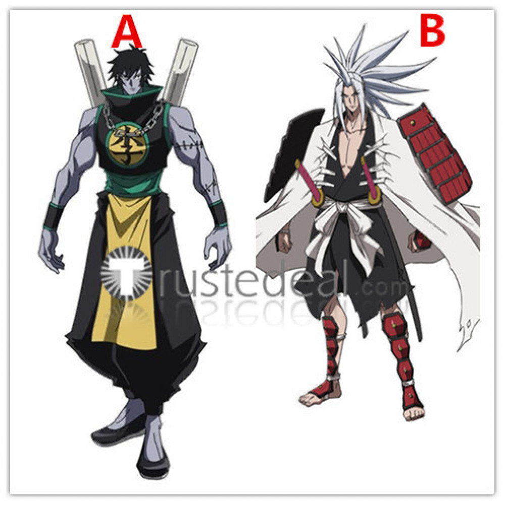 Shaman King Lee Pyron Jiang Shi Lee Pai-Long Amidamaru Cosplay Costumes