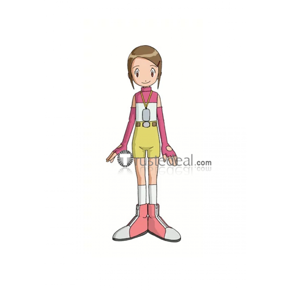 Digimon Adventure 02 Kari Kamiya Cosplay Costume