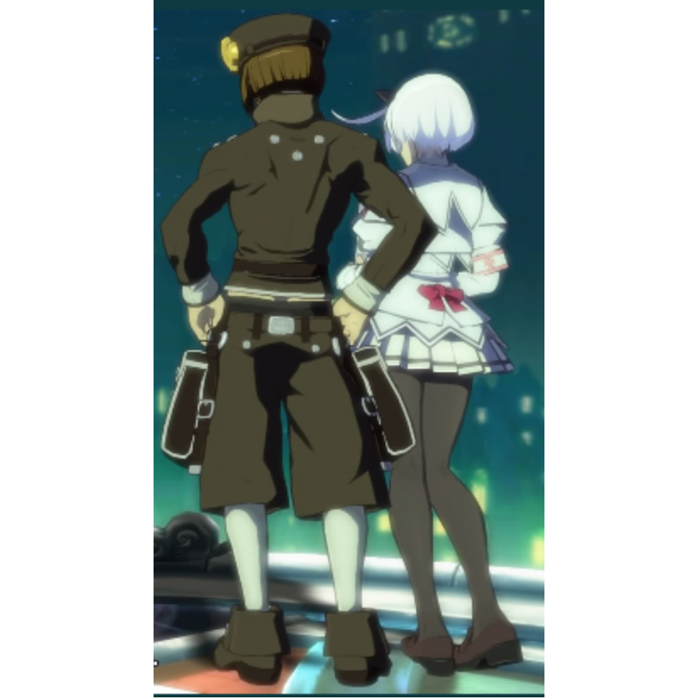 Guilty Gear Elphelt Ramlethal Valentine Ramletherl White Black Green ...