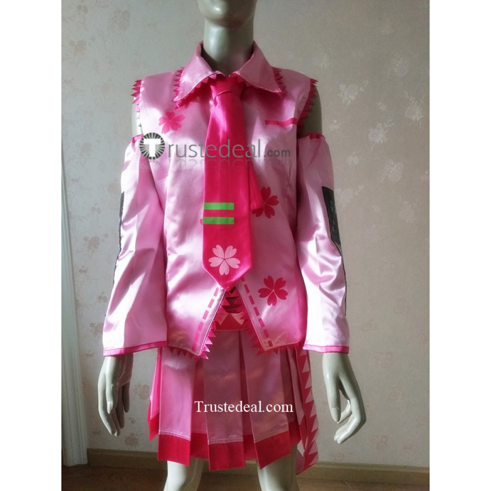 Vocaloid Hatsune Miku Sakura Cosplay Costume