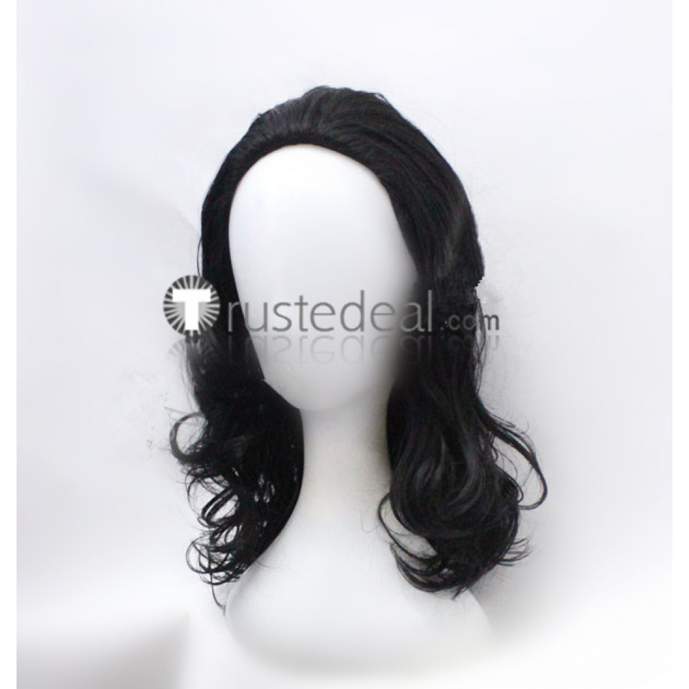 Thor Ragnarok Loki Black Curly Cosplay Wig