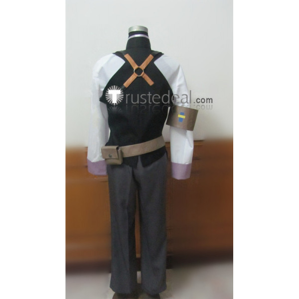 Unbreakable Machine-Doll Raishin Akabane Black Cosplay Costume