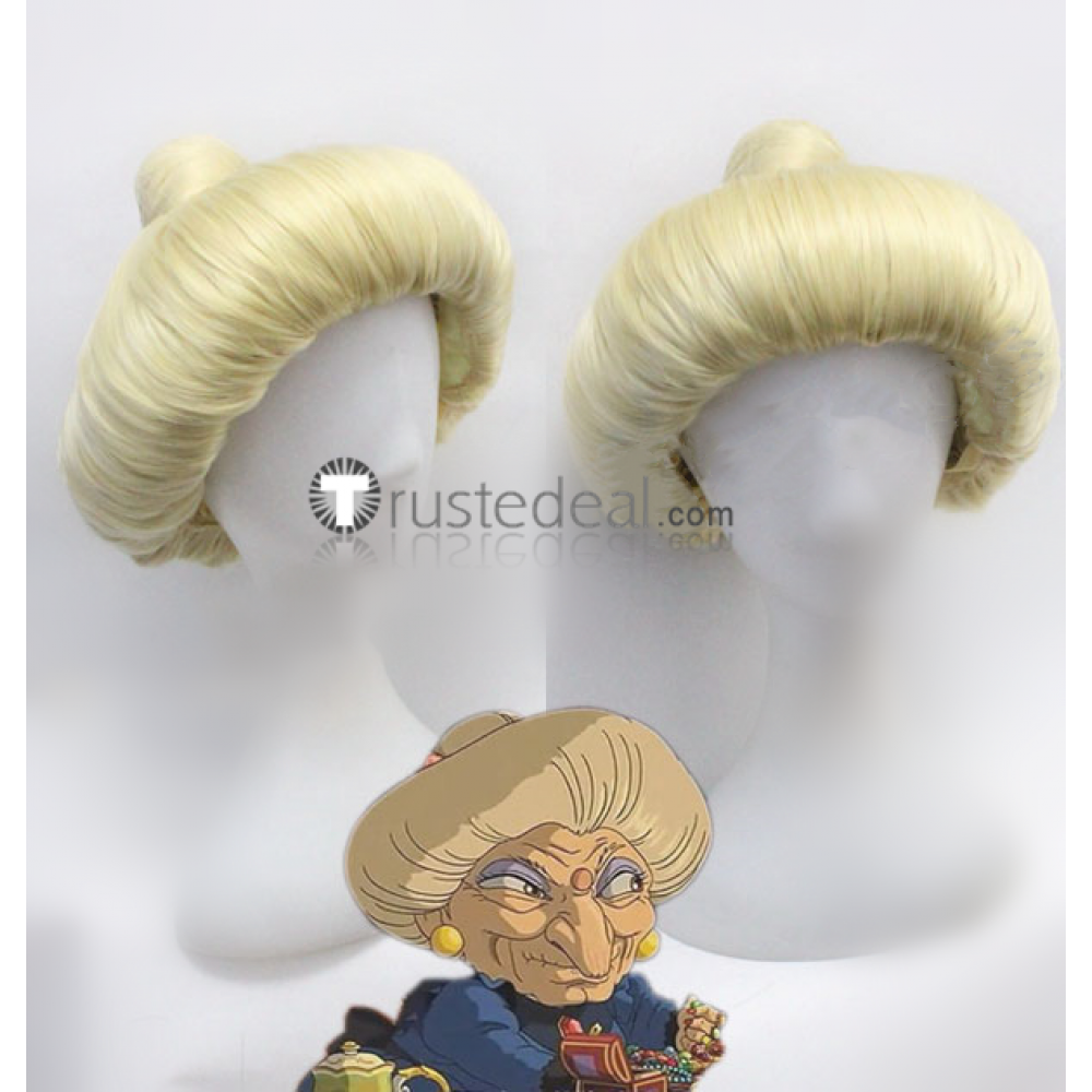Spirited Away Yubaba Blonde Styled Cosplay Wig