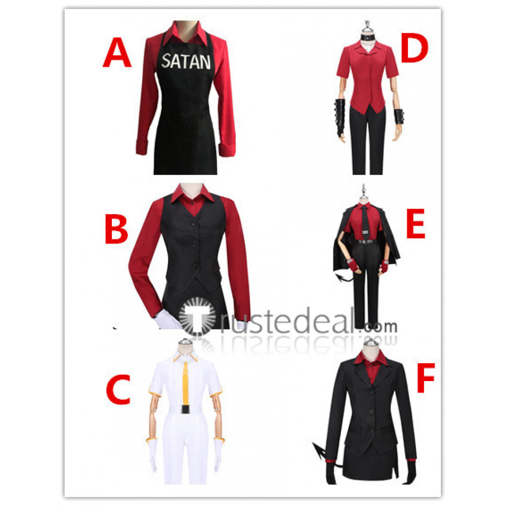 Helltaker Malina Lucifer Justice Zdrada Azazel Pandemonica Red Black ...