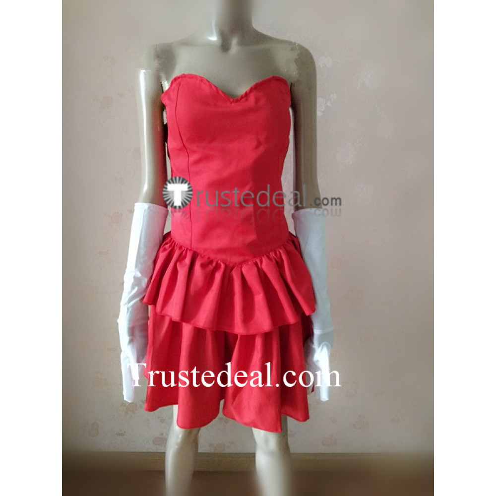 Perfect Blue Mima Kirigoe Red Pink Dress Cosplay Costumes