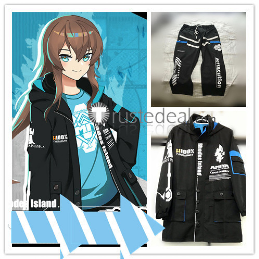 Arknights Amiya Fashion Daily Jacket Pants Female Male Cosplay Costume
