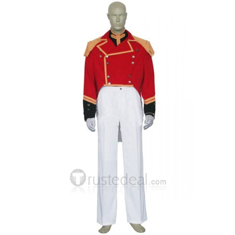 Gundam Seed Mobile Suit Gundam Wing Zechs Marquise Cosplay Costume(FK196)