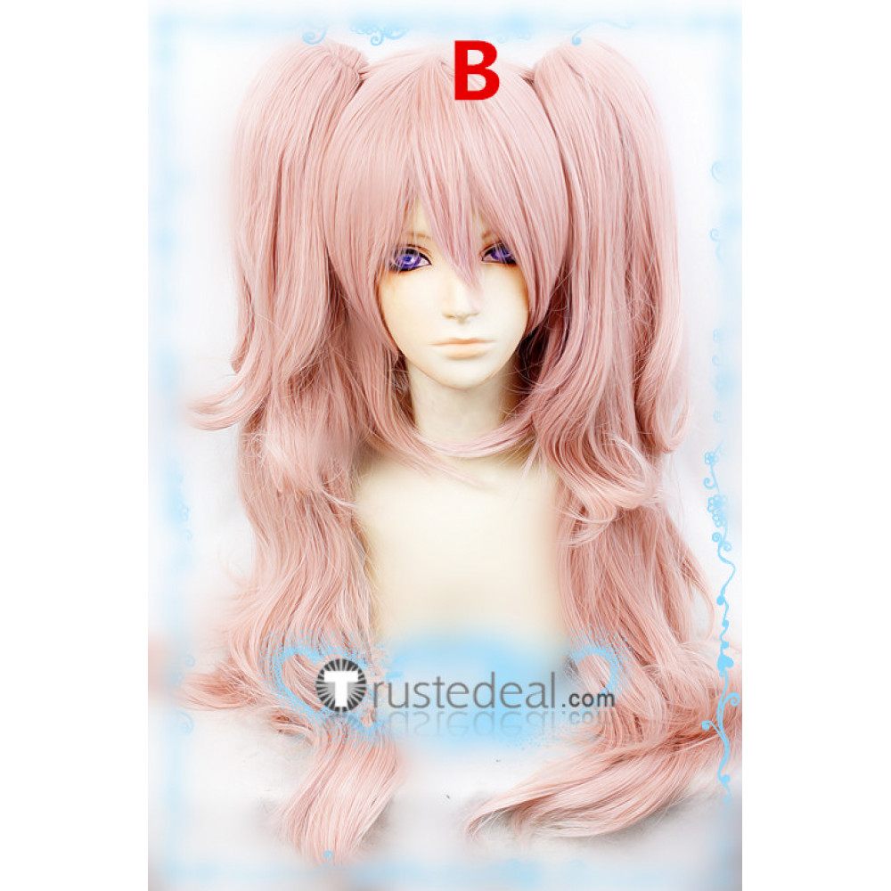 Danganronpa Trigger Happy Havoc Junko Enoshima Cosplay Wig and Hairclips