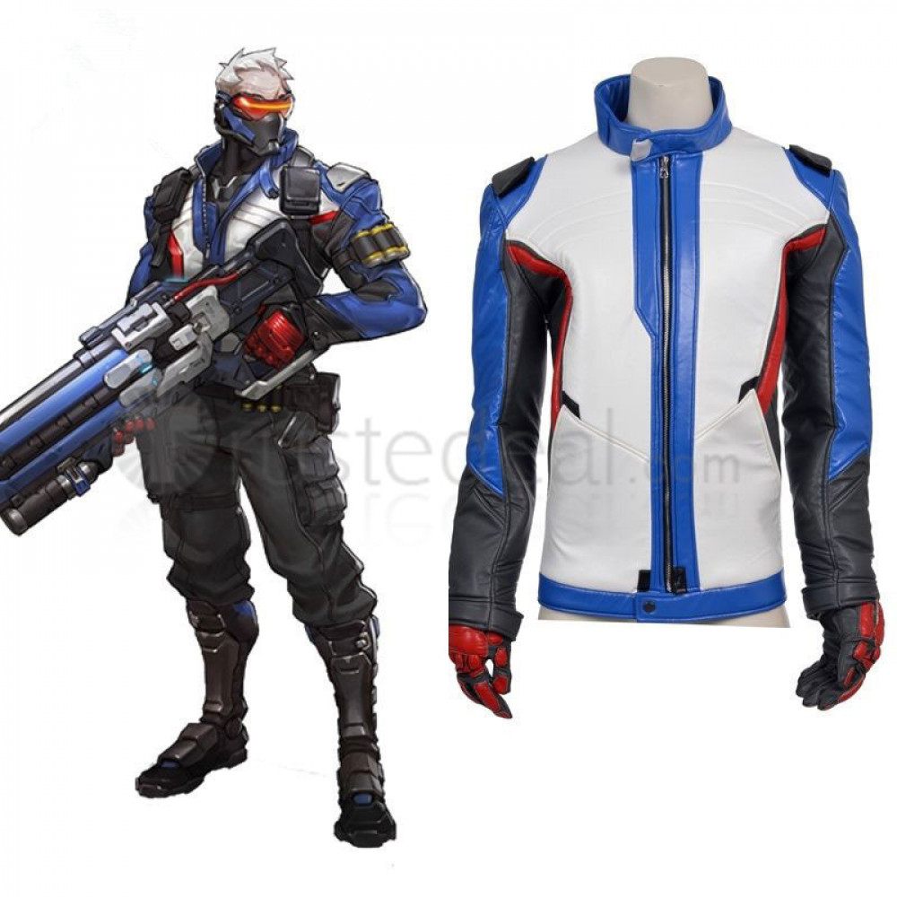 Overwatch Soldier 76 Cosplay Costume Set