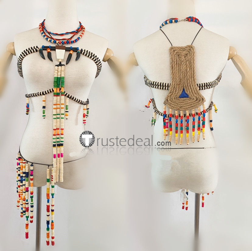 Final Fantasy XIII 13 Vanille Cosplay Necklace Waist Belt Jewelry ...