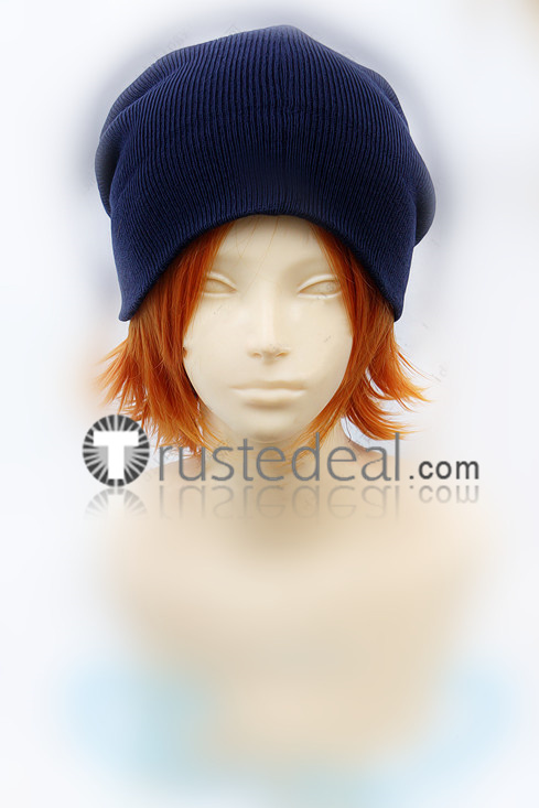 K Misaki Yata Cosplay Short Ginger Brown Wig