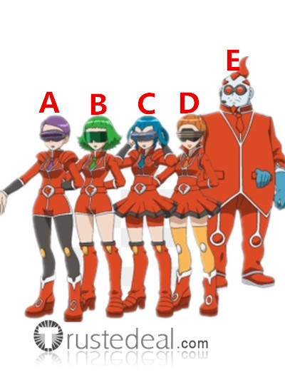 Pokemon Xy Team Flare Scientists Bryony Aliana Celosia Mable Xeros Red