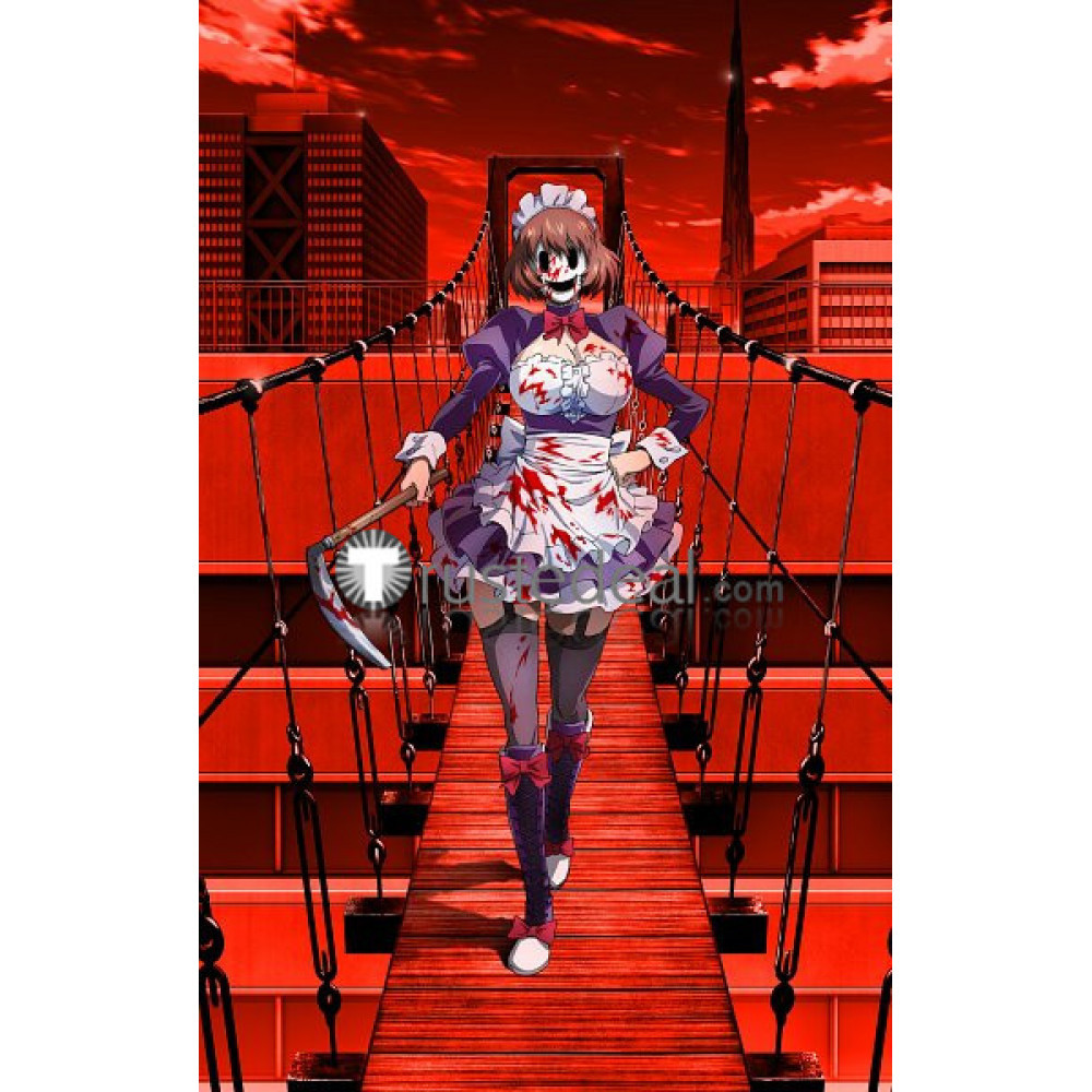Tenkuu Shinpan High-Rise Invasion Maid Mask Kusakabe Yayoi Cosplay ...