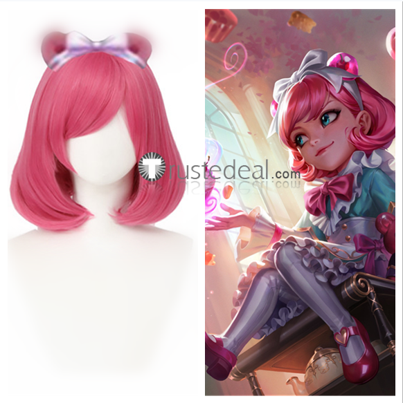 League of Legends LOL Cafe Cuties New Skin Annie Soraka Sivir Gwen Pink ...