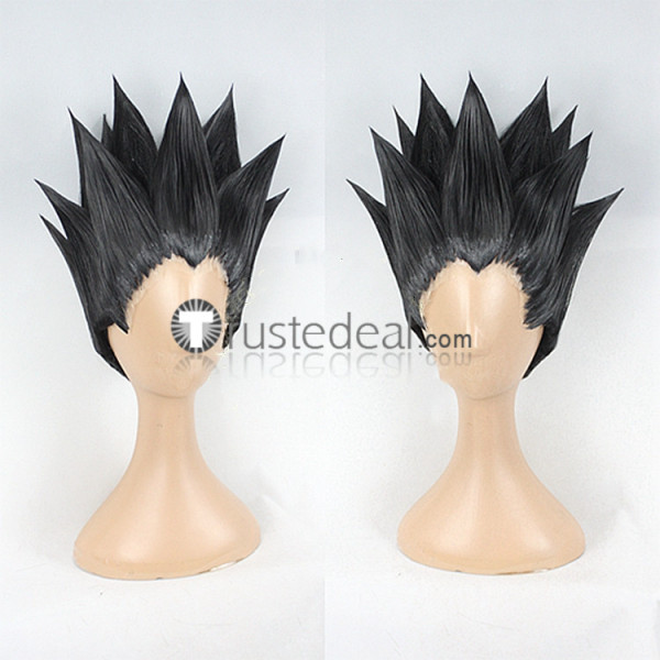 Hunter x Hunter Gon Freecss Black Spiky Styled Cosplay Wigs