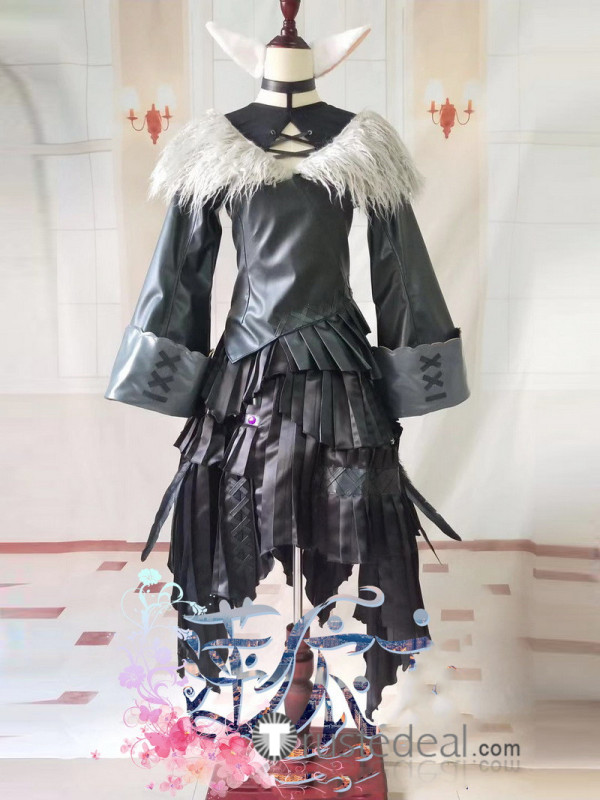 Final Fantasy XIV FF14 Y'shtola Rhul Black Mage Cosplay Costumes