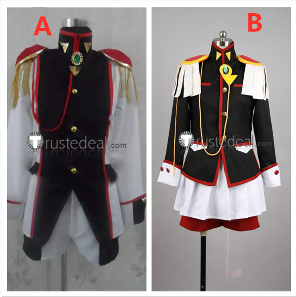 Revolutionary Girl Utena Utena Tenjou White Black Cosplay Costumes