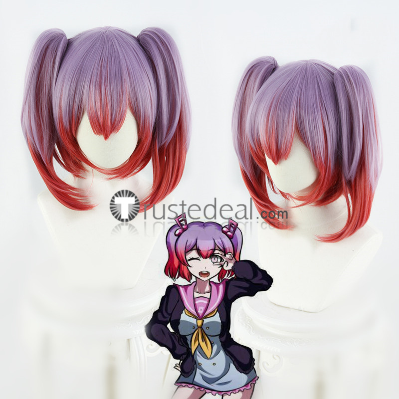 Super Danganronpa Another 2 Kanade Otonokoji Purple Red Ponytail ...