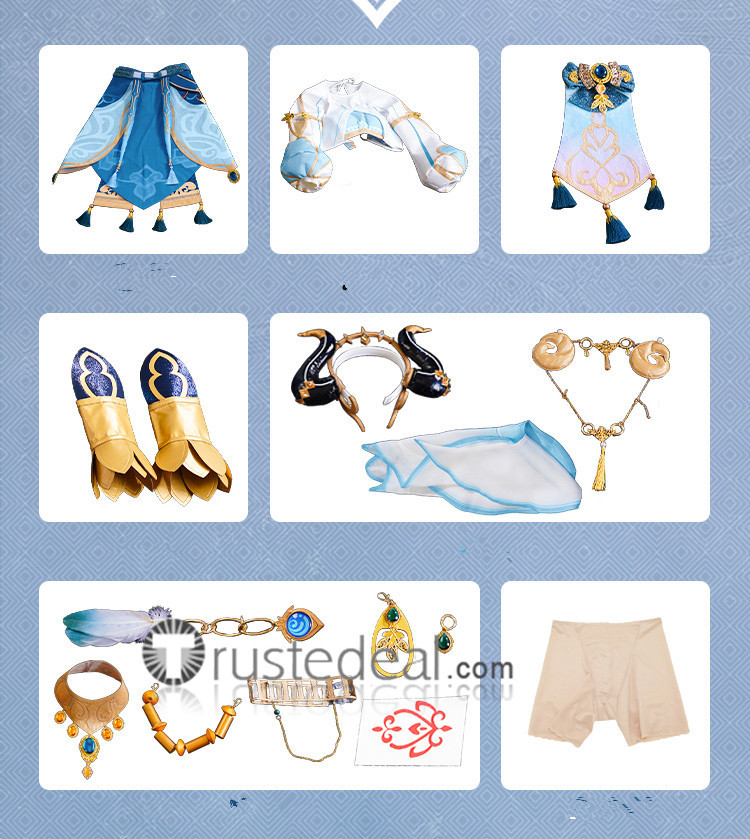 Genshin Impact Sumeru Nilou Dance Cosplay Costume